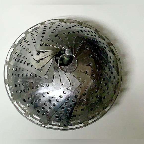 Kitchen | Vintage Stainless Steel Flower Petal Opening Folding ...